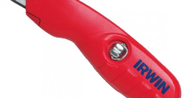 IRWIN SELF-RETRACTING SAFETY UTILITY KNIFE